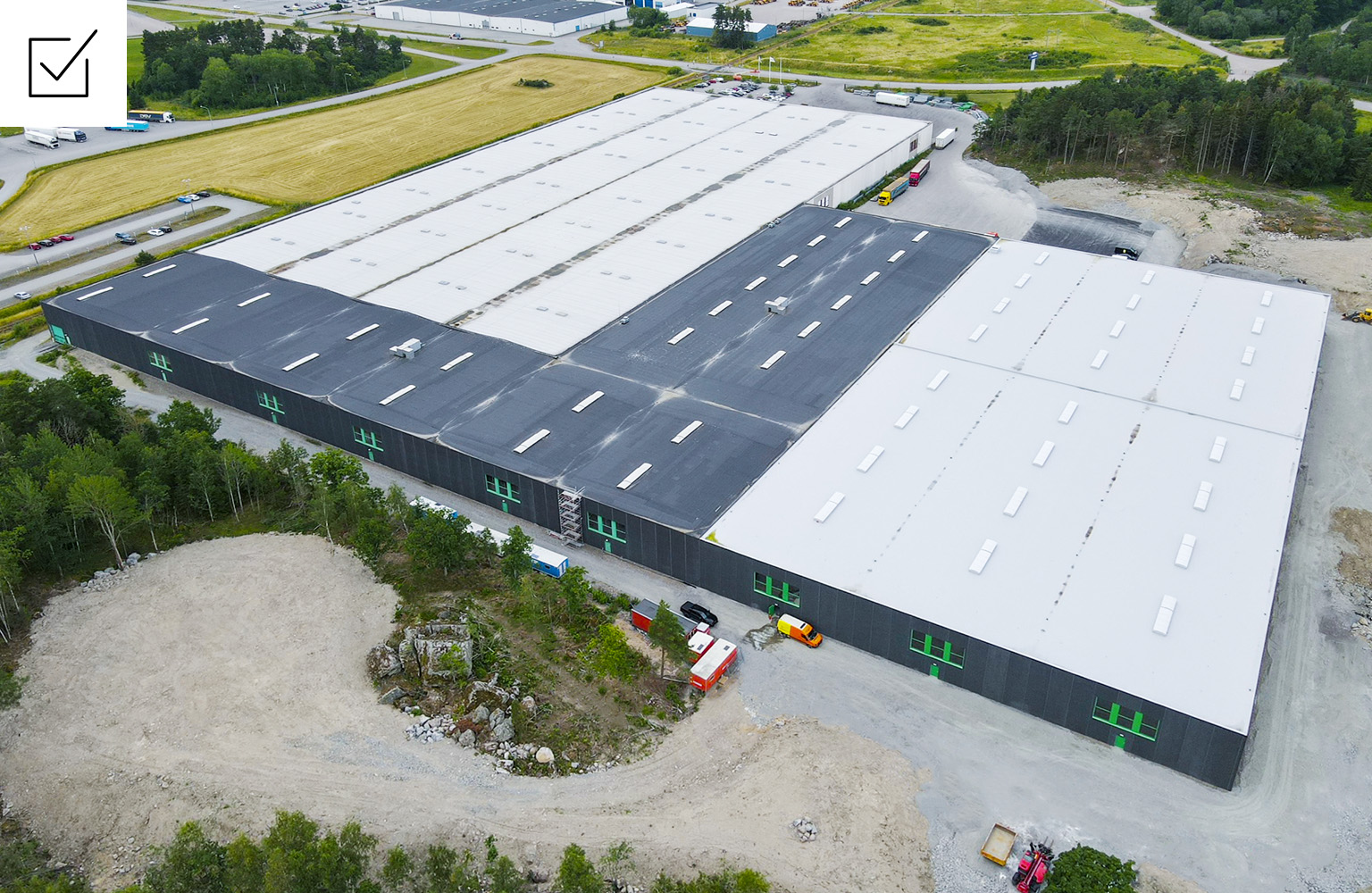 Skanlog i Sverige afleveret før tid