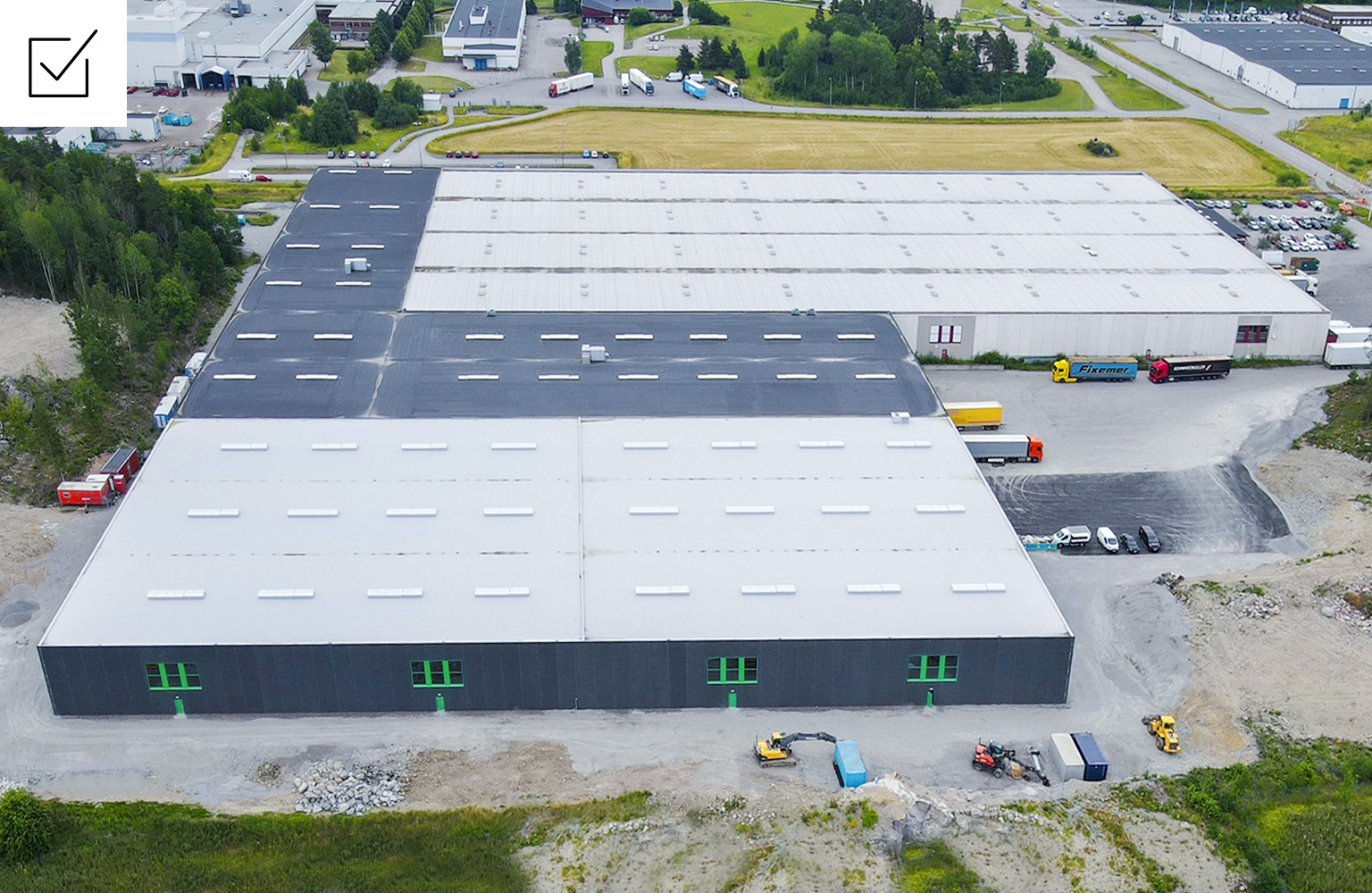 Skanlog i Sverige afleveret før tid