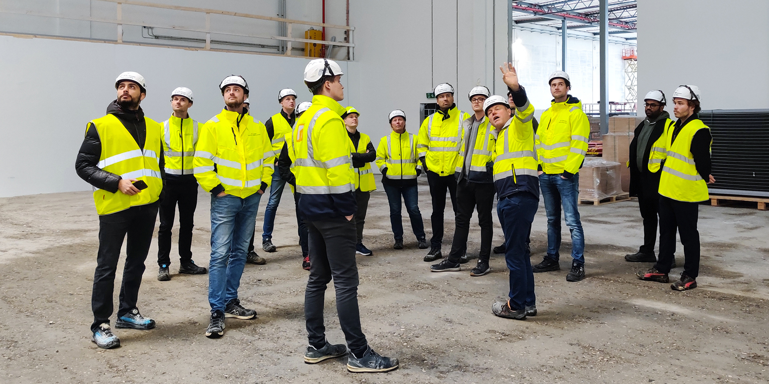 ”Ung i DS Flexhal” netværker på byggepladsen